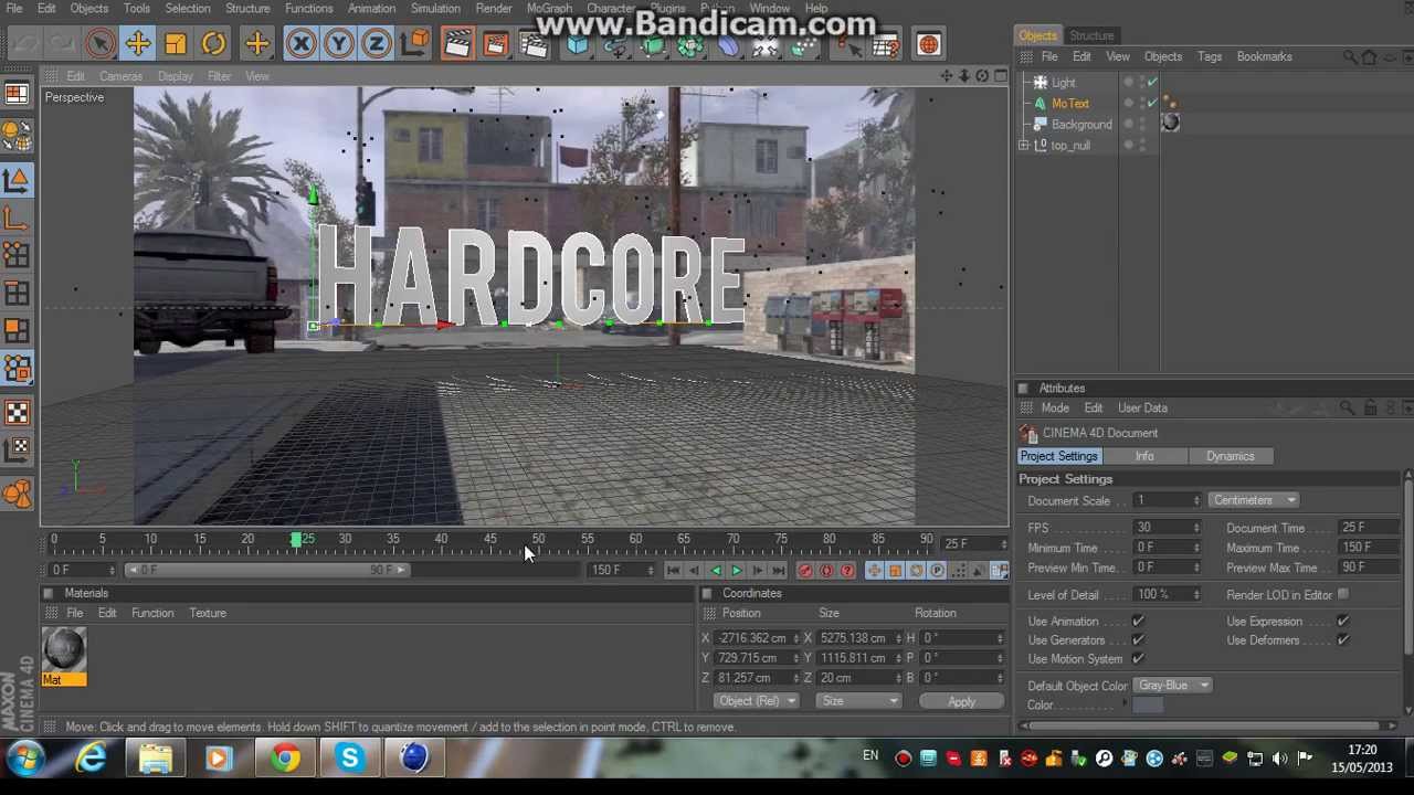 3D Motion Tracking Tutorial(Cinema4D)