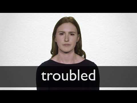 TROUBLED definition and meaning | Collins English Dictionary