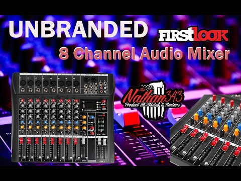 FULODE CT-80S Professional audio mixer 8 Channel with MP3 | Reverb