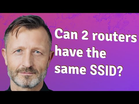 Can 2 routers have the same SSID?