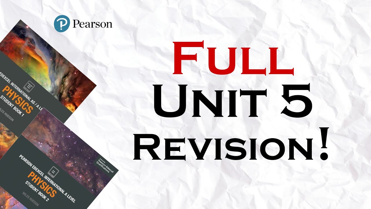 Must-Know Physics Unit 5 Concepts - IAL Edexcel WPH15