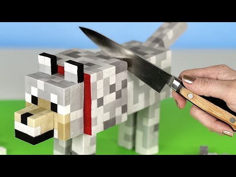 It Took 1000 Chocolate Blocks to Make This Minecraft Cake!