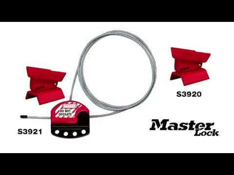 How to Use Master Lock S3921 Butterfly Valve Lockout Device and Cable