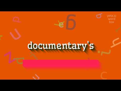 How to say "documentary's"! (High Quality Voices)