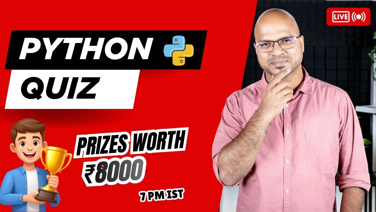 Python Live Quiz with Prizes