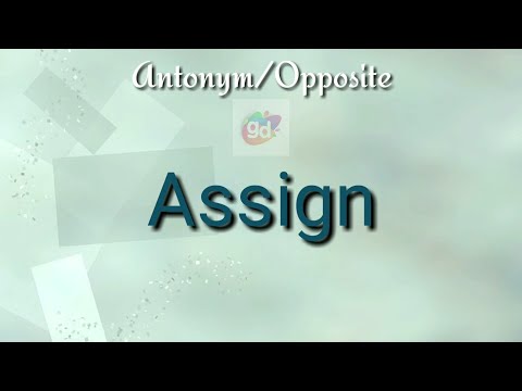 Assign Antonym/Opposite with Meaning//Googul Dictionary//