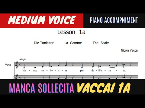 Edition Peters Vaccai Metodo Canto Medium iMuso