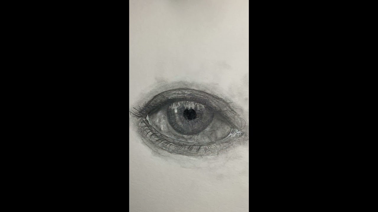 The reference vs. the final drawing #drawing #sketch #art #eyedrawing