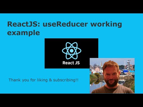 A working example of React's useReducer hook controlling state in an App