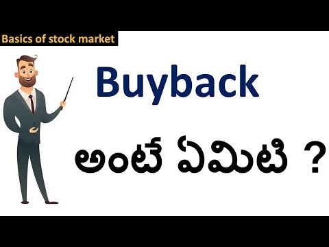 What is Share Buyback ? షేర్ Buyback అంటే ఏమిటి ? Wipro Share Buyback