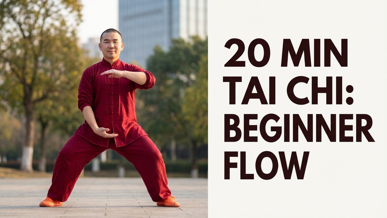 Tai Chi untuk Pemula20 Menit untuk Energi, Sirkulasi & Keseimbangan yang LUAR BIASA!