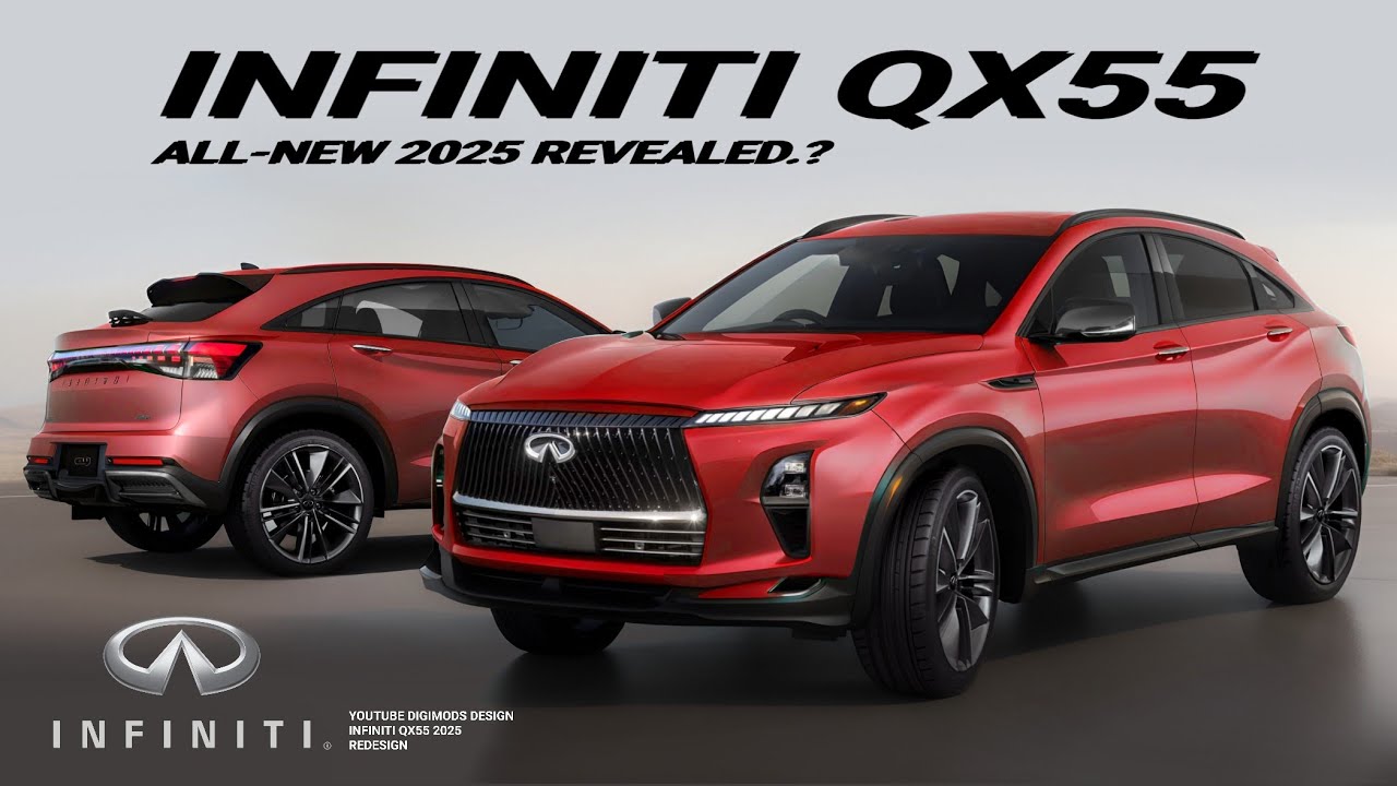 Virtually Refreshed Infiniti QX55 Coupe-SUV Gets Inspired by the ...