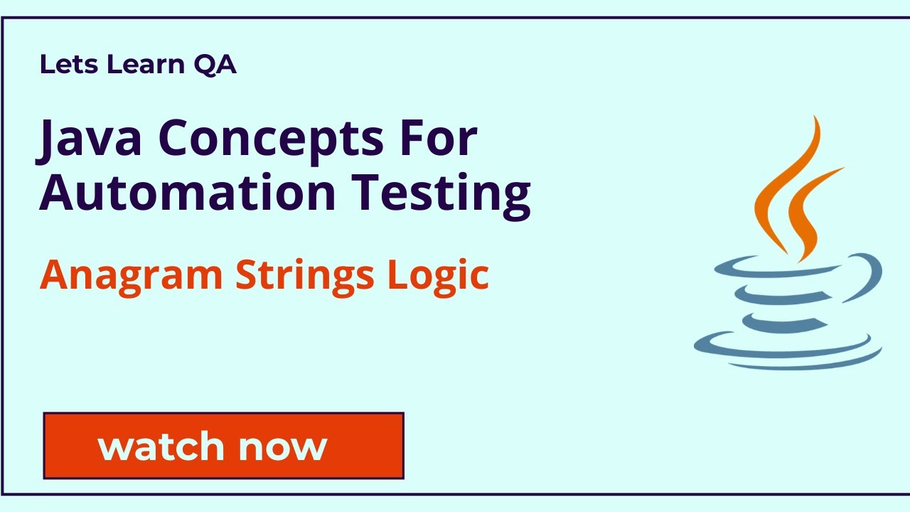 Java Program to check Anagram Strings