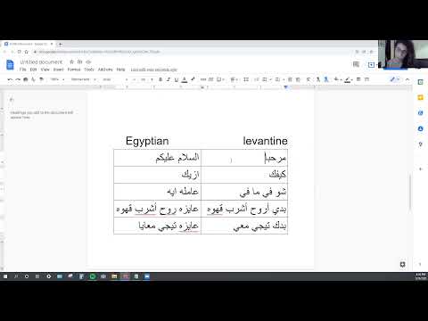 Levantine Arabic conversation and Egyptian Arabic Conversation ✨