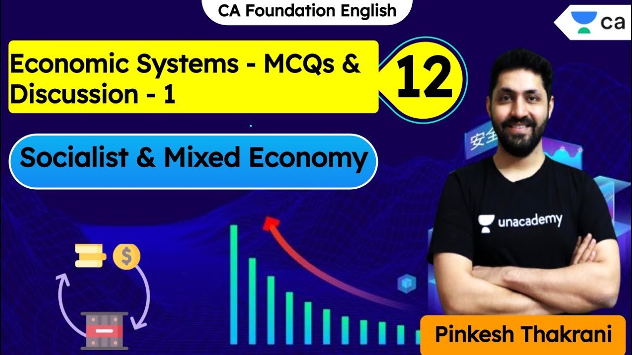 L12: Economic Systems - MCQs & discussion - 1 | Unacademy CA Foundation | Pinkesh Thakrani