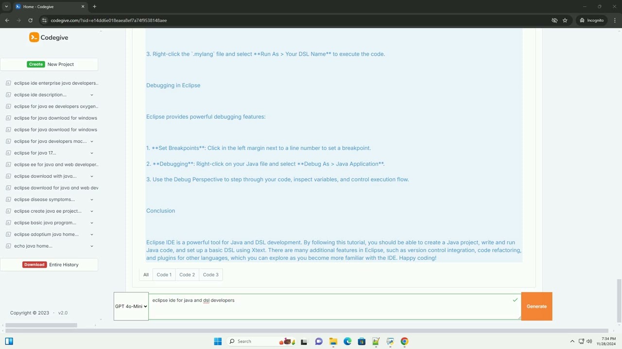 eclipse ide for java and dsl developers