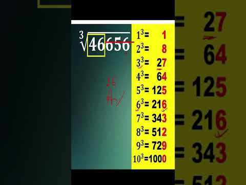 Cube root of any number trickπ₯π₯!! cube root kaise nikale
