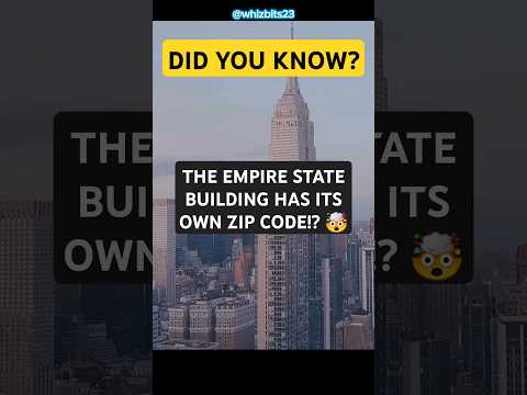 📬 Did You Know? The Empire State Building Has Its Own ZIP Code! 🏙️ #10118