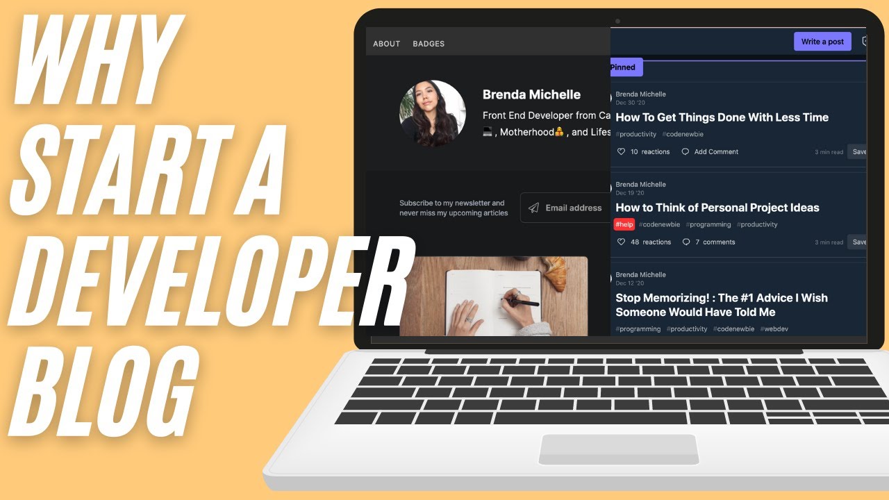 Why Start a Developer Blog? |Benefits of blogging| #DeveloperBlog