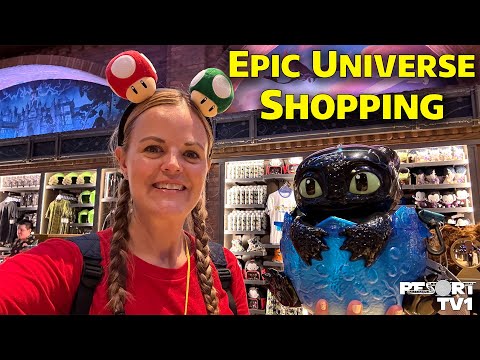 Shopping at the Brand NEW Epic Universe! - Epic Merch, Harry Potter, Dark Universe, Nintendo & More