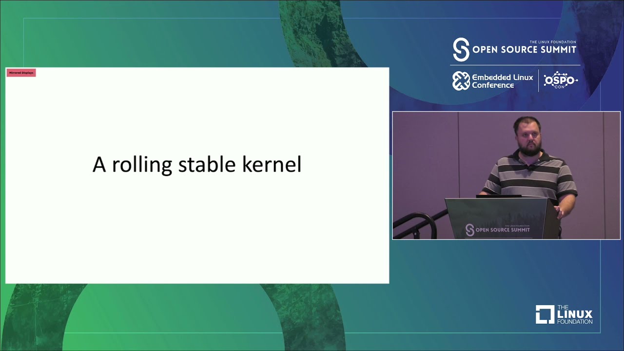 A Rolling Stable Kernel Model - Sasha Levin, Google