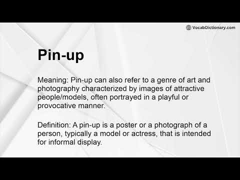 Pin-up Meaning