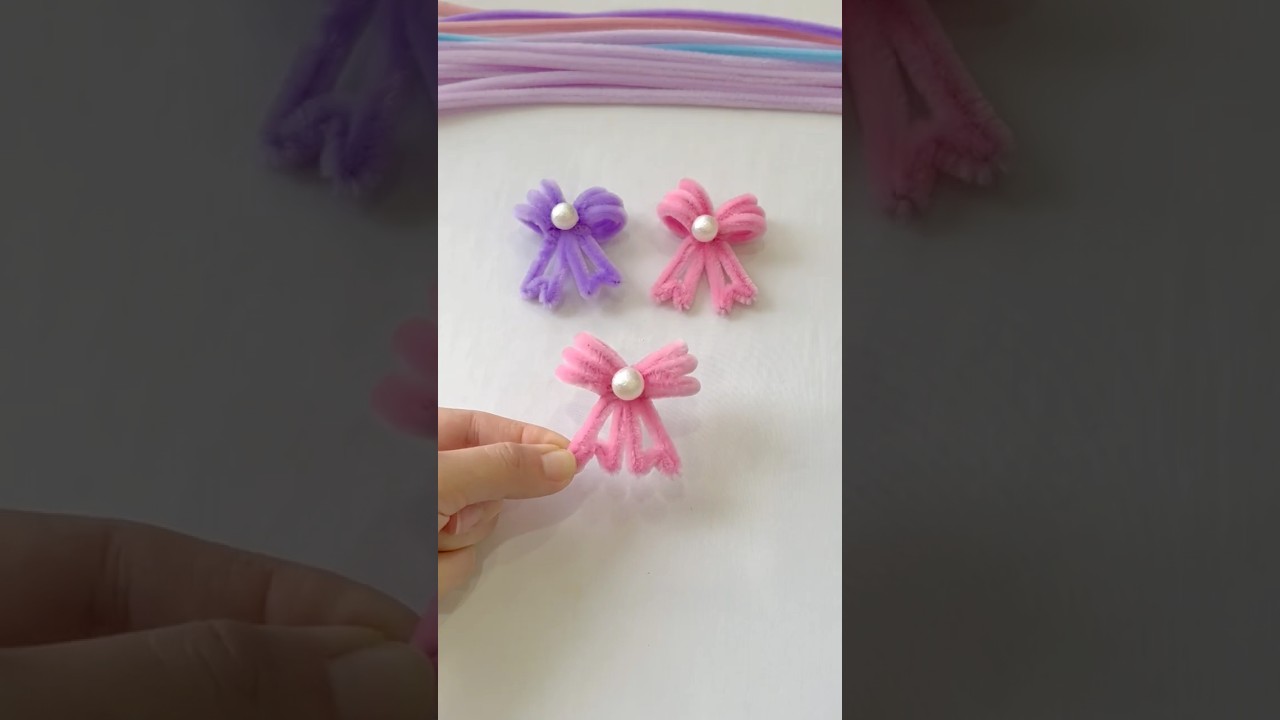 How to Make Easy DIY Pipe Cleaner Bows
