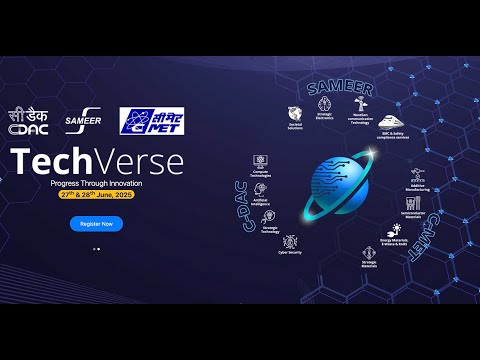 TechVerse | cdac |SAMEER|C‑MET|Techverse-2025 #TechVerse2025