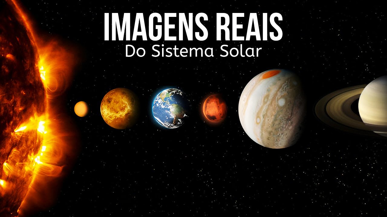 Imagens Reais De Todos Os Planetas Do Sistema Solar (Incluindo Plutão, Lua e o Sol)