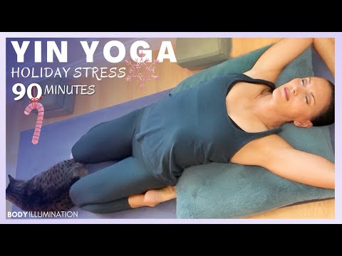 Winter Solstice 2024 YOGA ✨ Yin Yoga Full Body Myofascial Release ❄️ 90 minutes for holiday stress