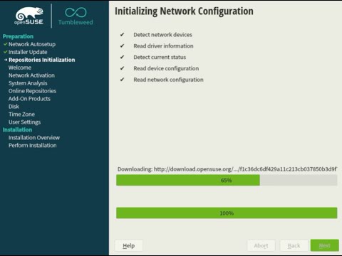 OpenSUSE Tumbleweed installation