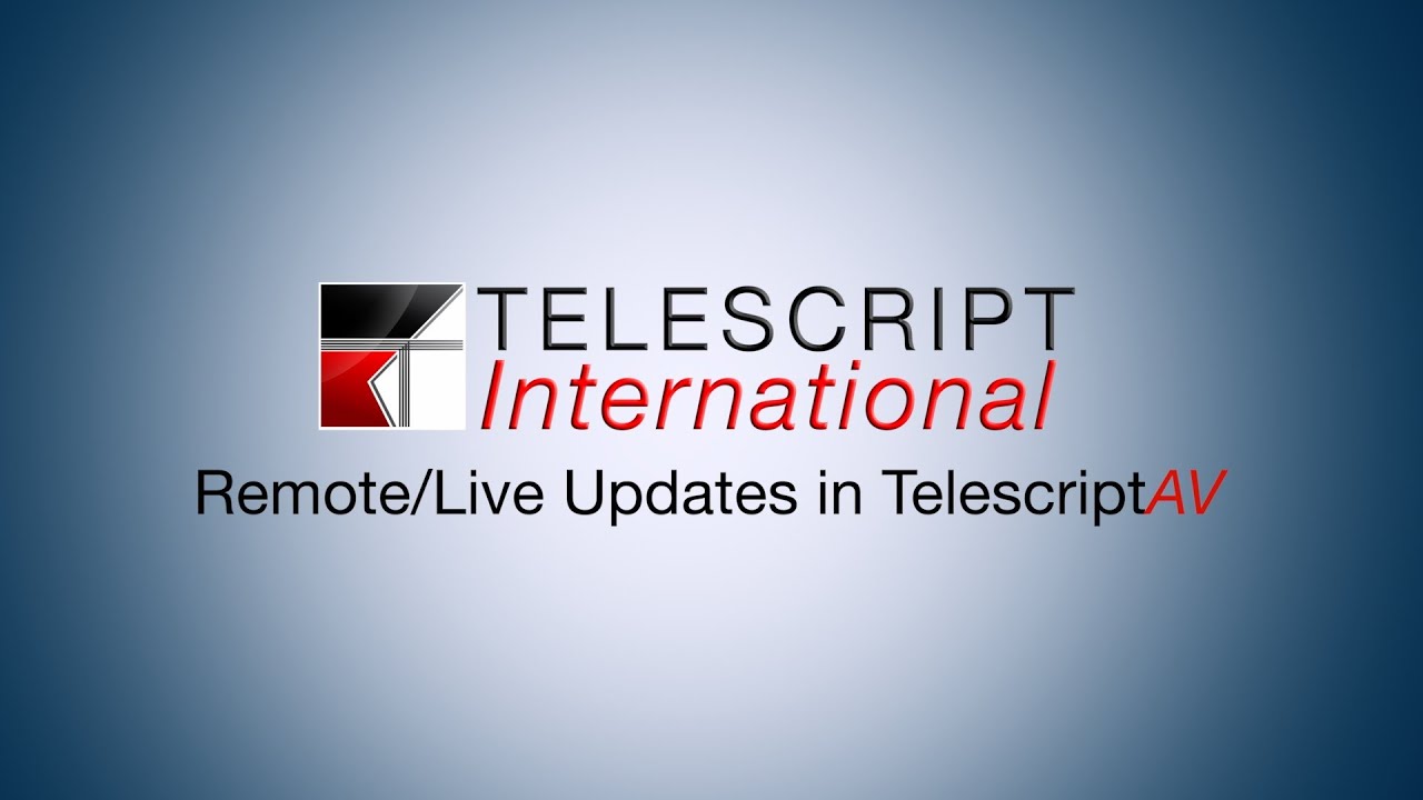 Remote/Live Updates in Telescript AV