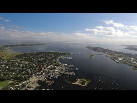 September 2021 Flight Over New Bedford - Fairhaven Harbor