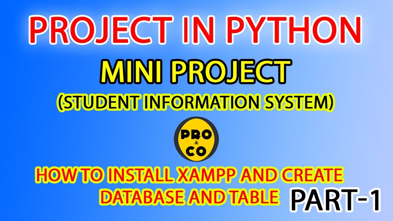 python project| project python|student system|xampp|mysql|connect python with sql|database