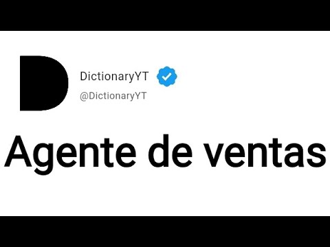 Agente de ventas Meaning in English