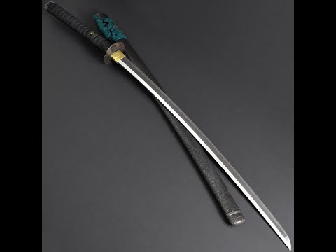 03178 DANTIQUE NIHONTO JAPANESE SAMURAI LONG SWORD KATANA KANEMITSU 兼光 signed w/KOSHIRAE