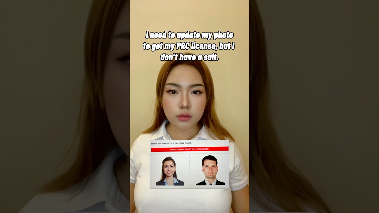 PRC license photo requirement