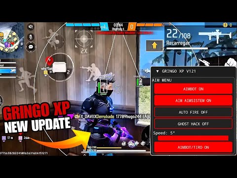 π₯ GRINGO XP V121 - FREE FIRE 1.111.12 MOD MENU - APKMOD - ANT BAN & ANT BLACK LIST - SAFE - GRΓTIS π₯