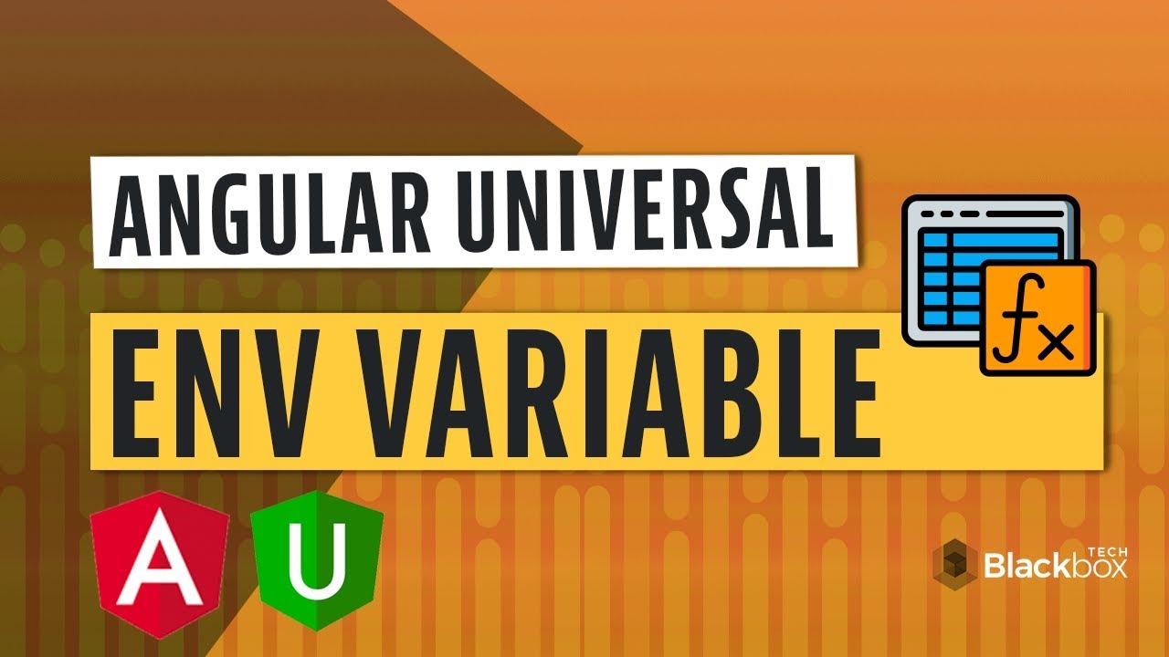 Angular 7 universal configuration tutorial - environment variables