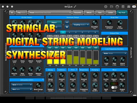 StringLab - Digital String Modeling Synth - On SALE for a Limited Time ...