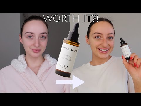 Salty Face Tanning Water Review + Demo | Self Tanner Reviews