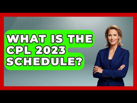 What Is The CPL 2023 Schedule? - Go-To Cricket Guide