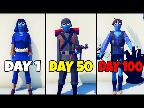 I Spent 100 Days in TABS! (Totally Accurate Battle Simulator)