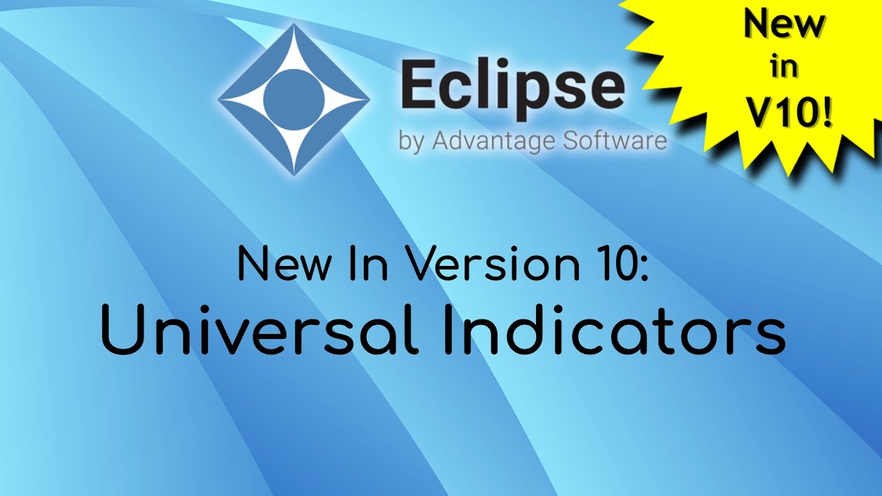 New in Eclipse Version 10: Universal Indicators