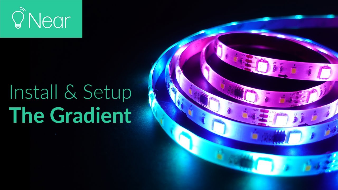 How to Install and Setup The Gradient | 5M Near Smart LED Light Strip with Colour Zoning.