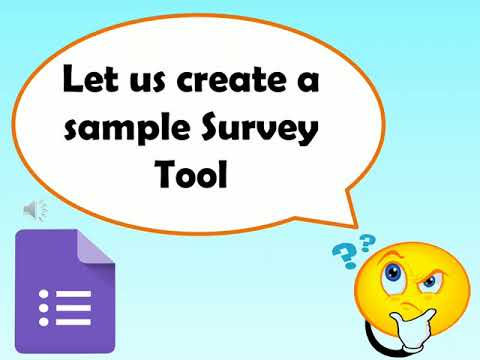 CREATING AN ONLINE SURVEY USING GOOGLE FORMS