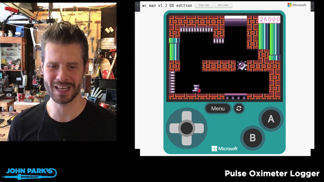 MakeCode Arcade Game of the Week: WC Man @adafruit @johnedgarpark #adafruit @MSMakeCode #makecode