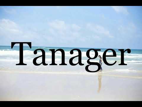 How To Pronounce Tanager🌈🌈🌈🌈🌈🌈Pronunciation Of Tanager