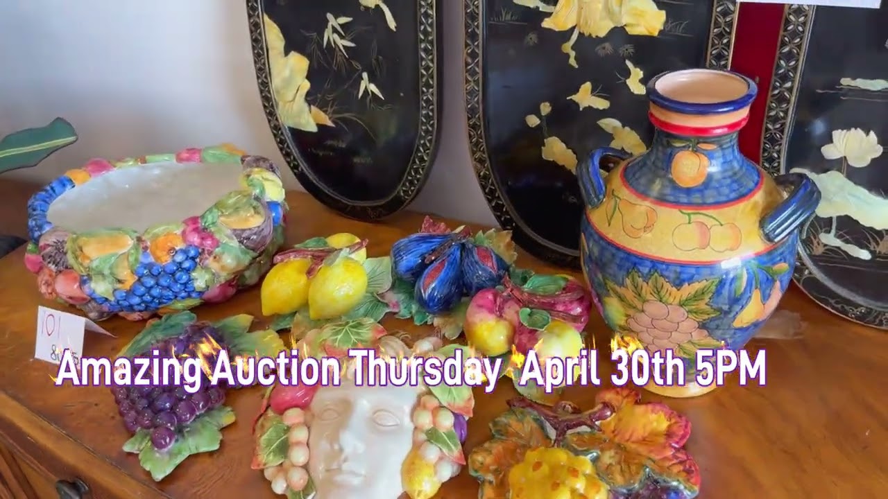Exciting Auction Preview For April 30th