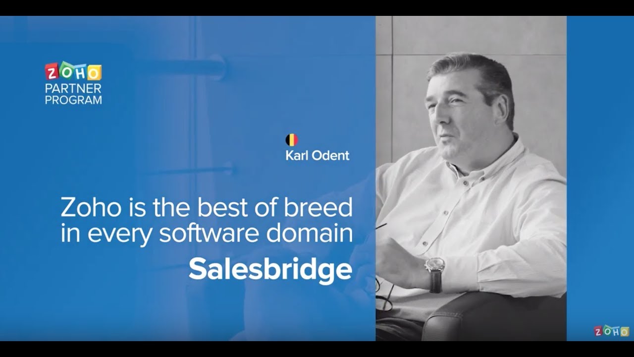 Forging a winning CRM partnership by Karl Odent | Zoho Inspire